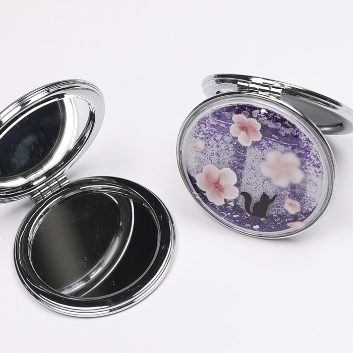 GLITTER MINI POCKET MIRROR - Smile Fashion JO