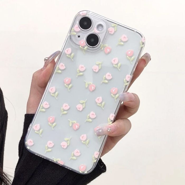 FLOWER PATTERN PHONE CASE - Smile Fashion JO