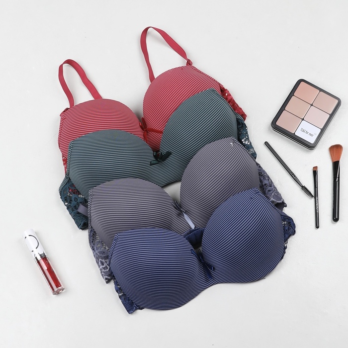 LINES PADDED SINGLE BRA - Smile Fashion JO