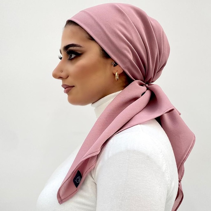SIMPLE ELEGANT SILK TURBAN (90*90) - Smile Fashion JO