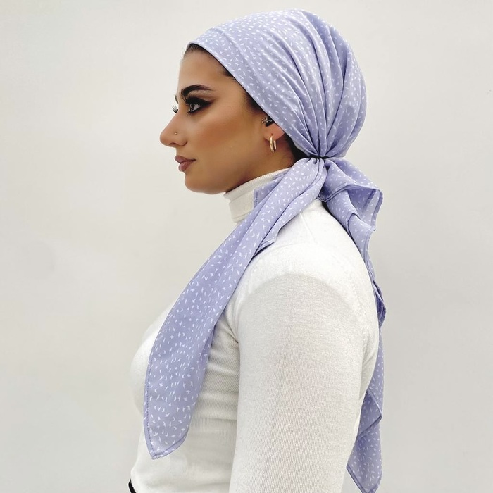 SIMPLE ELEGANT SILK TURBAN (90*90) - Smile Fashion JO